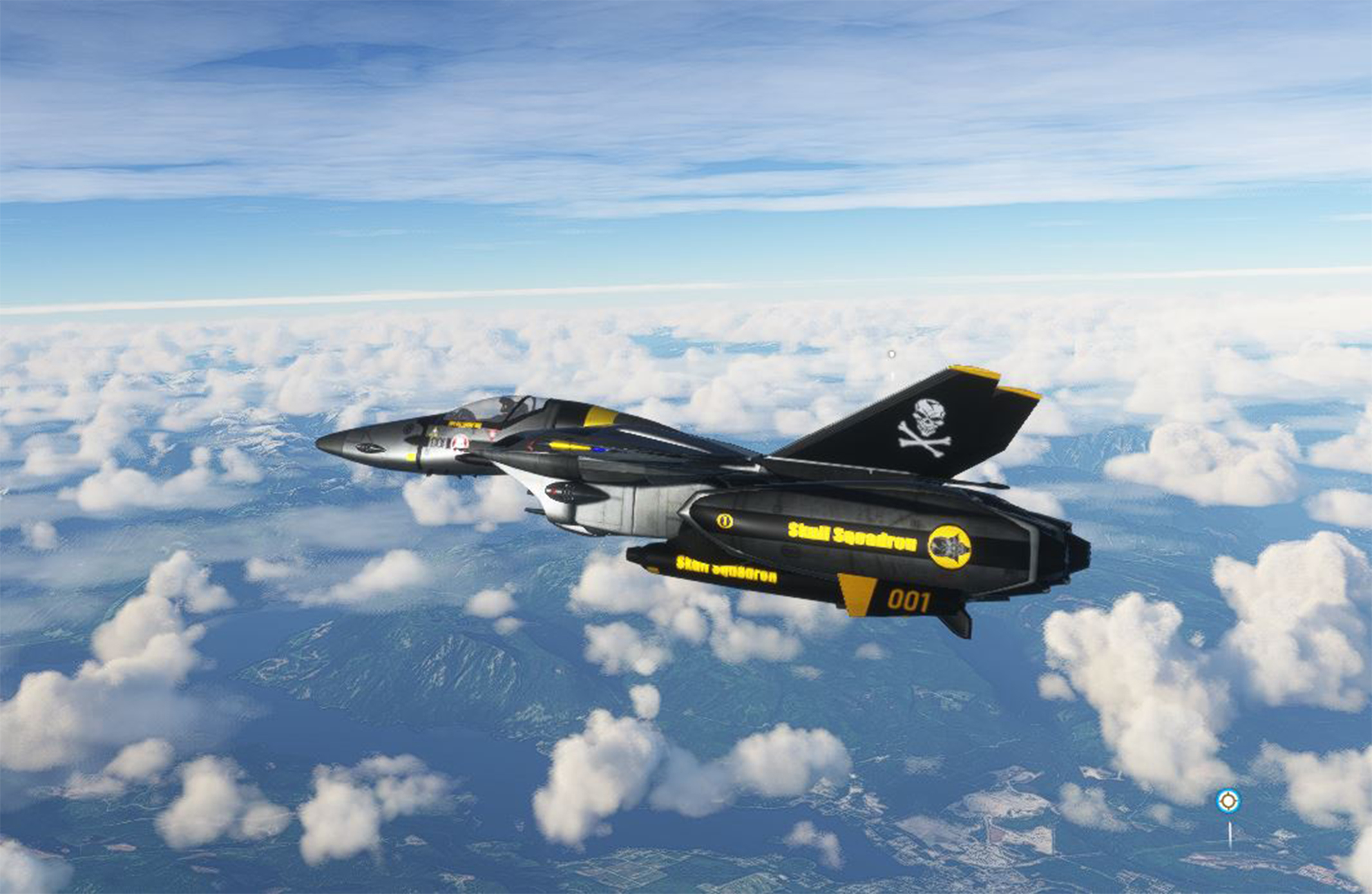 Free Skull Squadron Sims Robo-Jet, Limited Features Download for Msfs by Skull-Squadron-Sims