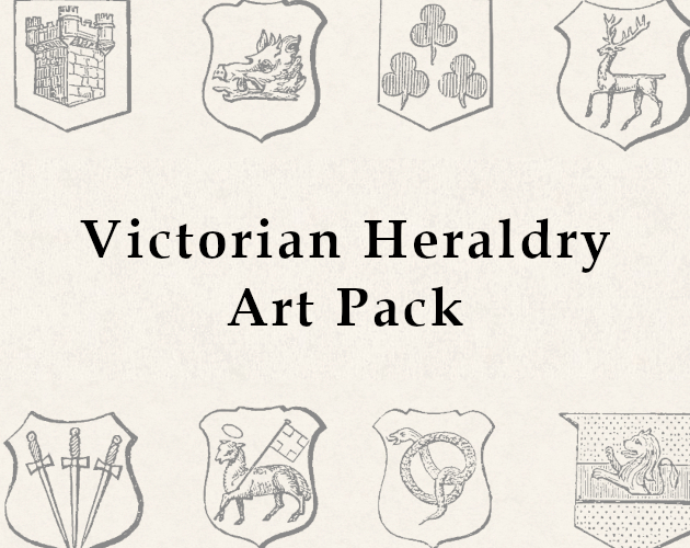 Victorian Heraldry Art Pack by Ivan Coluchi