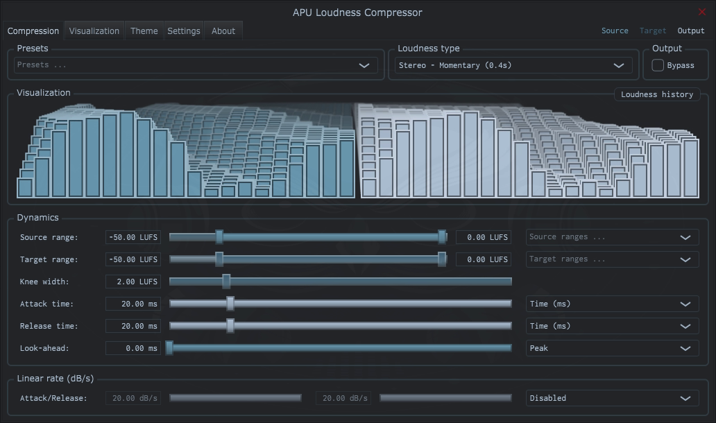 Released APU Loudness Compressor v1.4.8! - itch.io