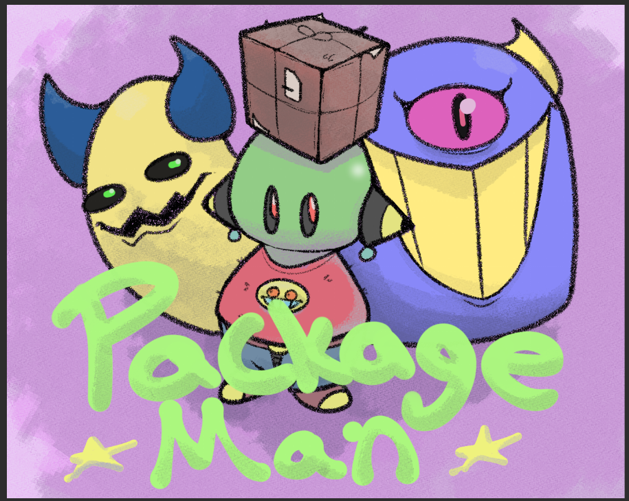 Package Man by CaperCube