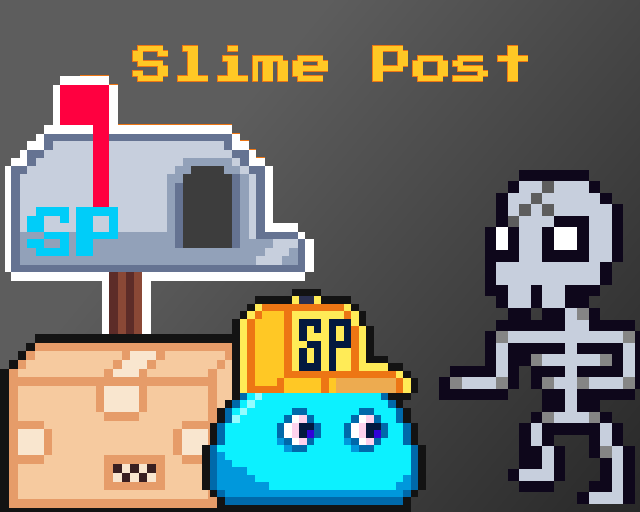 Slime Post - Ludum Dare 53 by Sebhulhu