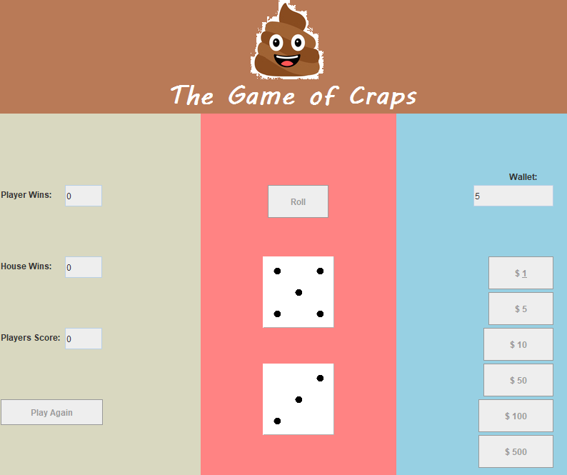 The Game Of Craps by Caleb Krauter