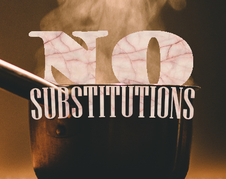 No Substitutions by aeta