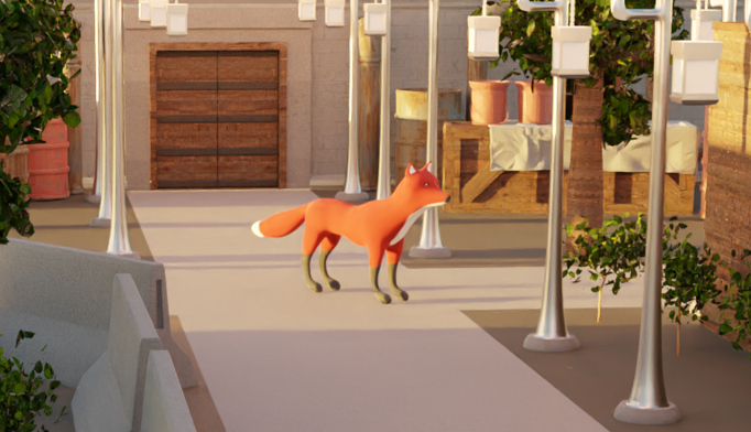 3D Annimated Rigged Fox for Unity Unreal engine 5 by Screalt