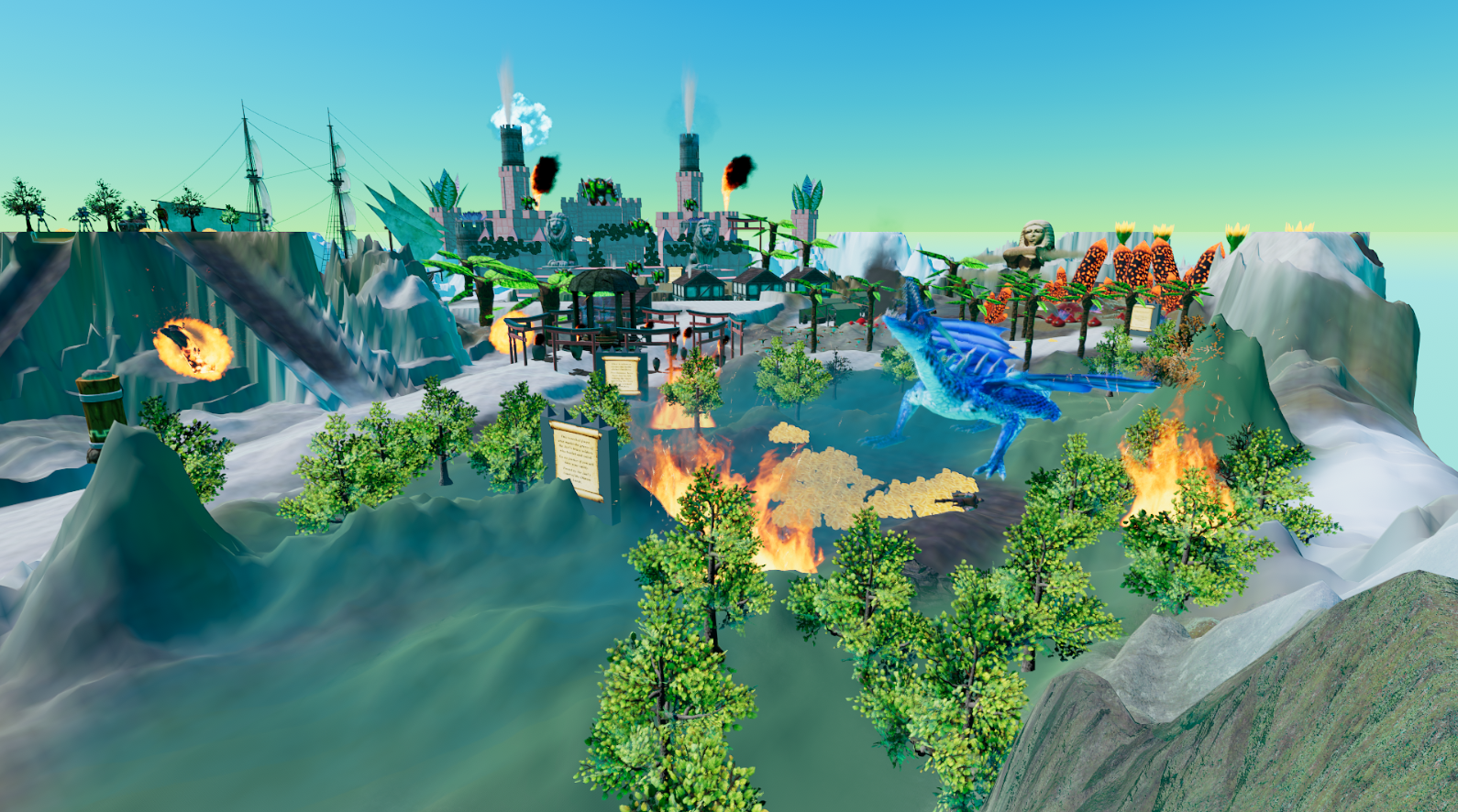 The Distant Lands (Open-World Level Design Showcase) by MattMuhle