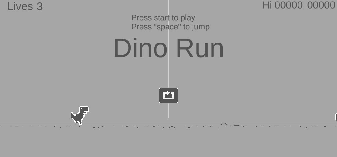 Dino Game Clone by Dezaultering