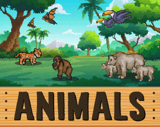 Amazon Animals Sprites by 1ne Group