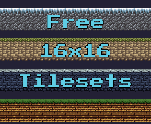 Basic 16x16 Platformer Tilesets by tinybronco