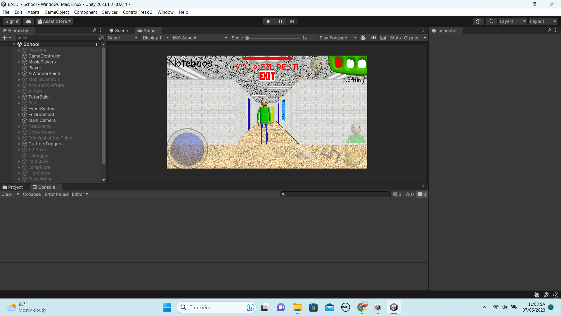 This Is Not Game But It is Baldi decomple control android by Baldi's ...