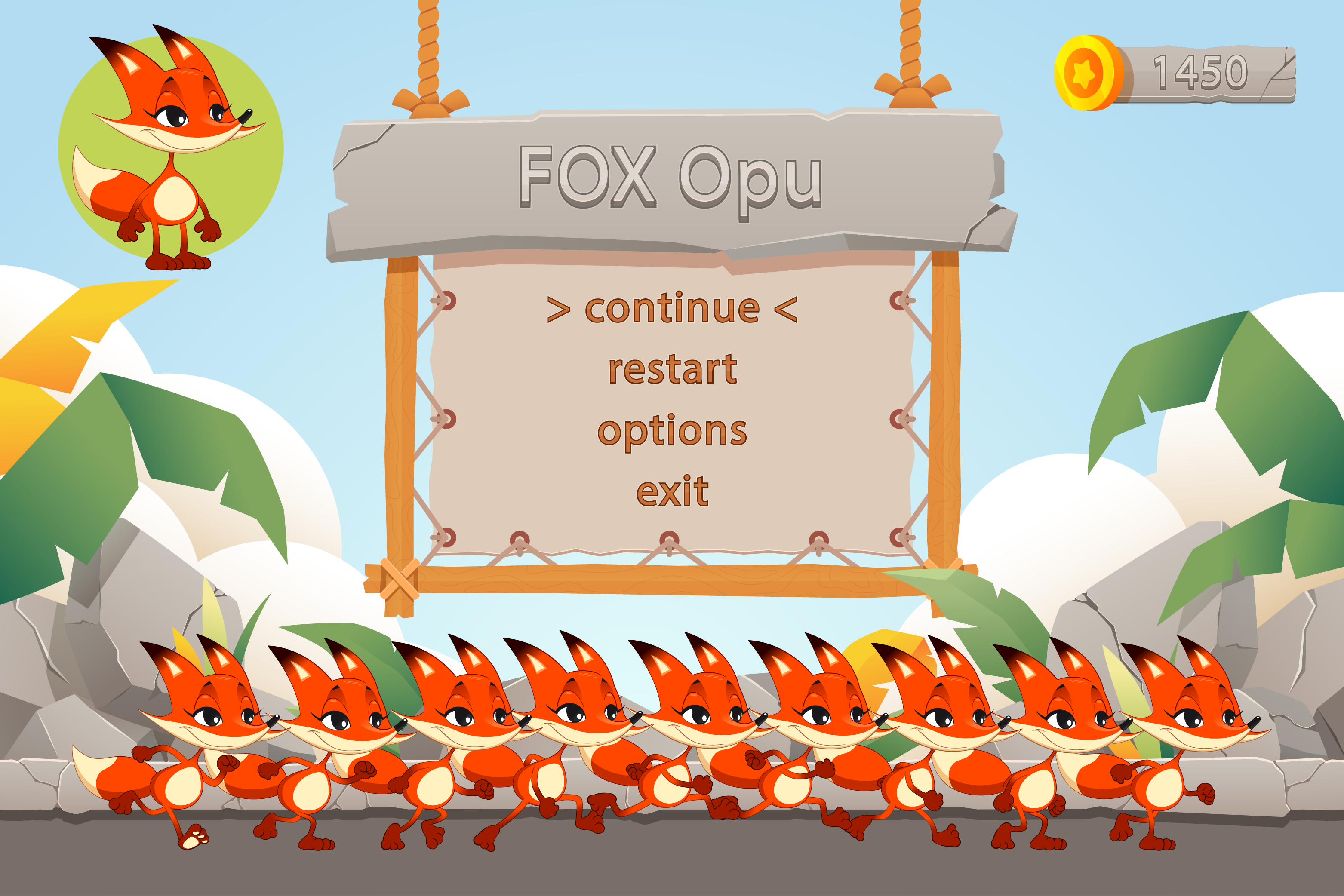 FOX PIXEL ART - 2D Game platformer by Yassine Faleh