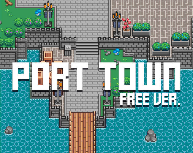 [FREE Ver.] Port Town - Pixel Art Asset Pack [16x16] by Kimbulworks
