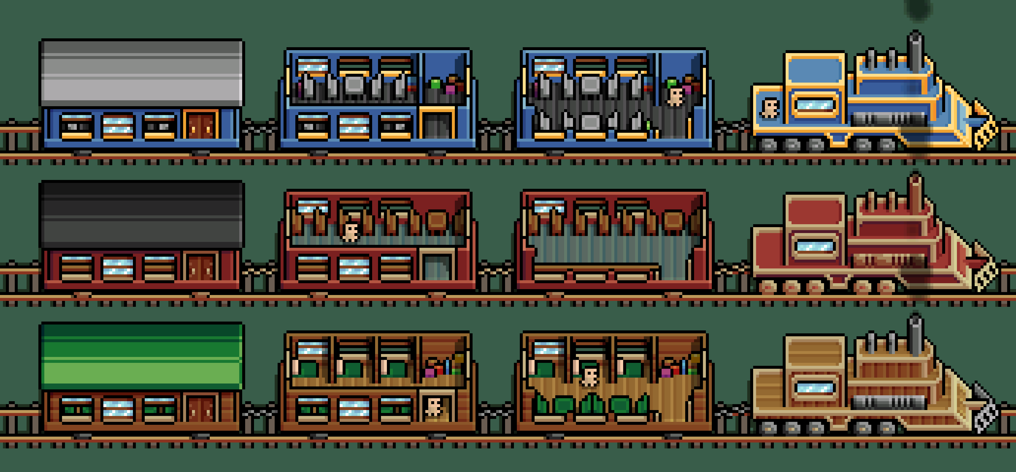 Minifantasy - Trains by Krishna Palacio