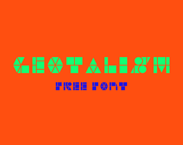 Geotalism - Free Font by GGBotNet