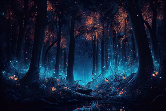 The Magic Forest by Bedethi