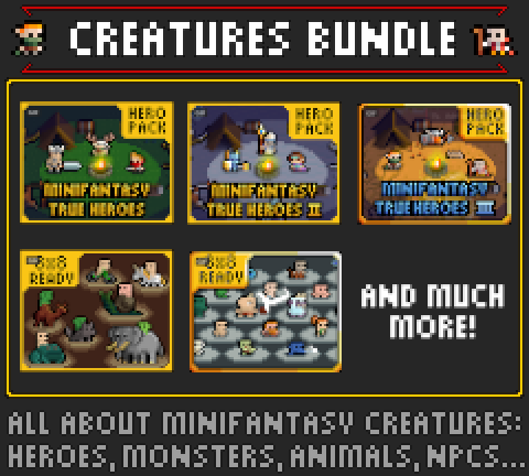 Minifantasy Creatures Bundle by Krishna Palacio - itch.io