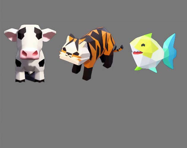 Lowpoly Cute Animals by xunzhaogangwan