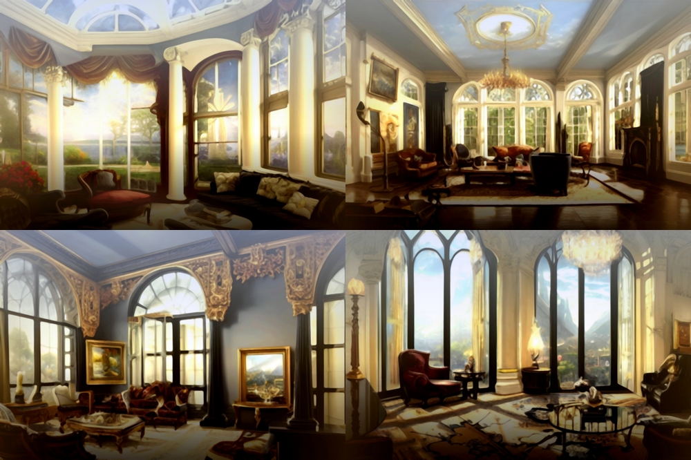 Black Marble Mansion Interiors Pack: 10 Visual Novel Backgrounds by ...
