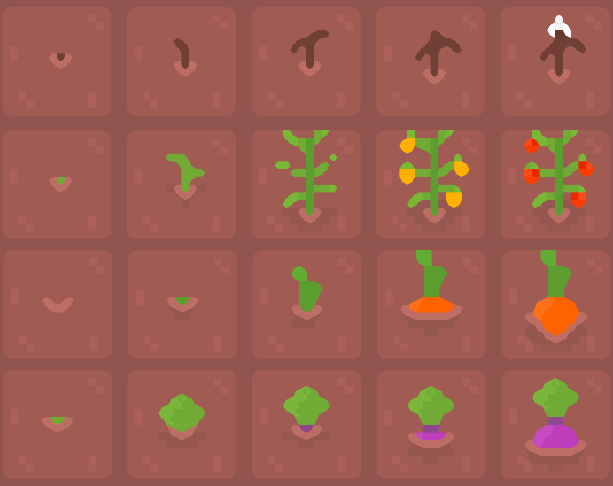 Cute 16x16 Crops pack (+ upscaled) by AdamGDA