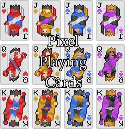 Lazyspace's Pixel Playing Cards by Lazyspace
