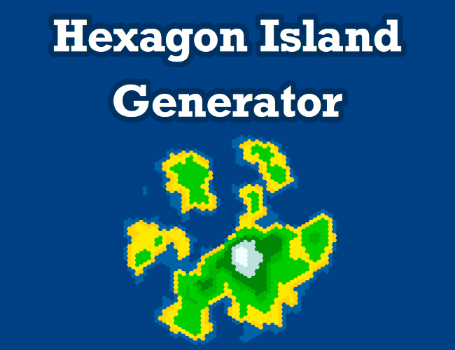 Hexagon Island Generator by jfeaver