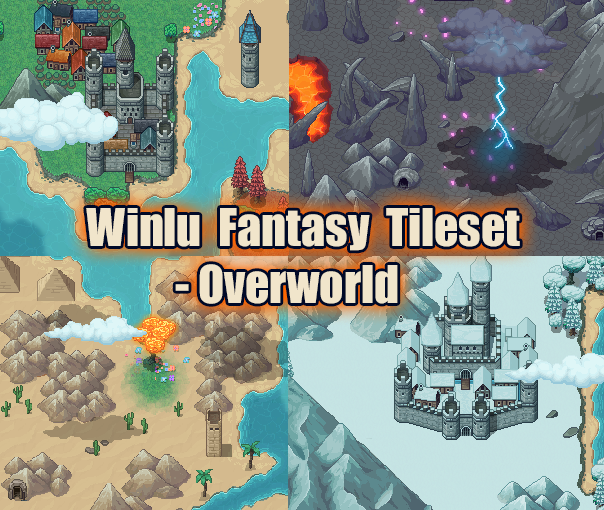 Winlu Fantasy Tileset - Overworld by WinLu