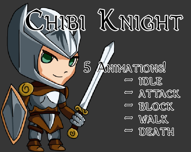 Animated Chibi Knight by Benny