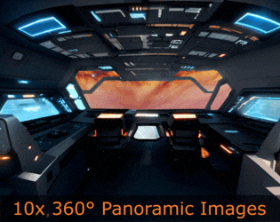 Spaceship Bridge Panorama Pack by FieraRyan