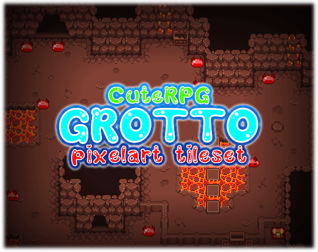 Grotto RPG 16x16 retro tileset by PixyMoon