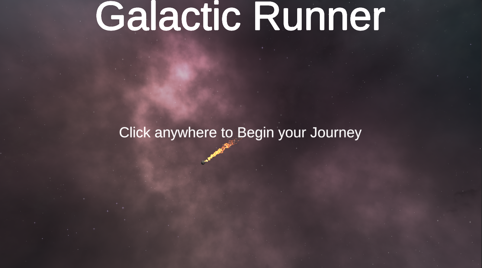 Galactic Runner by Jabari Belgrave