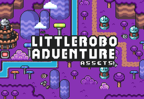 Little Robo Adventure: Map 1 by Alb_pixel Store