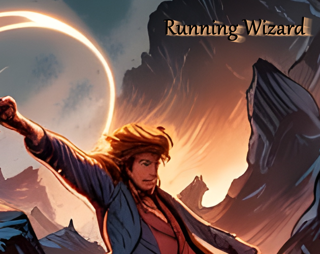 Running Wizard by Grinstian