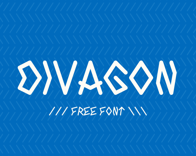 Divagon - Free Font by GGBotNet