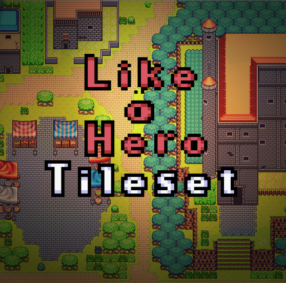 Like a Hero - A Topdown 16bit zelda-like tileset by DavidR