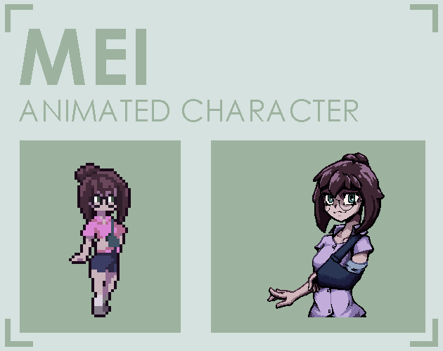 Mei ( animated female character ) by Toko