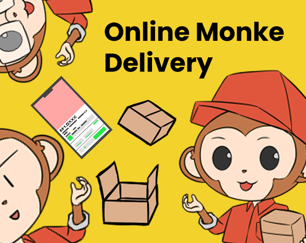 Online Monke Delivery by kusumapau for Monkey Jam 2023 - itch.io