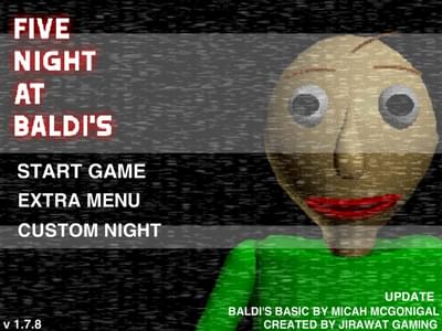 FIVE NIGHT AT BALDI'S (itch.io port) by mouseIsKing