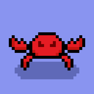 Animated Pixel Art Crab Enemy by dustdfg