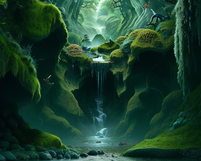 Mossy Green Forest Background Pack by Vina