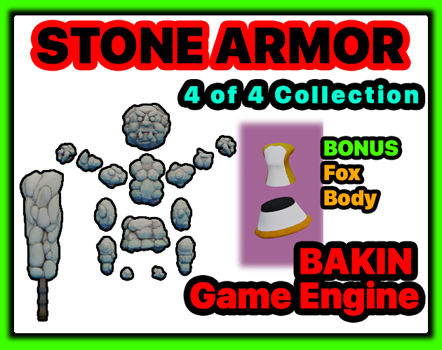 BAKIN STONE armor set 4 of 4 by shizvayne