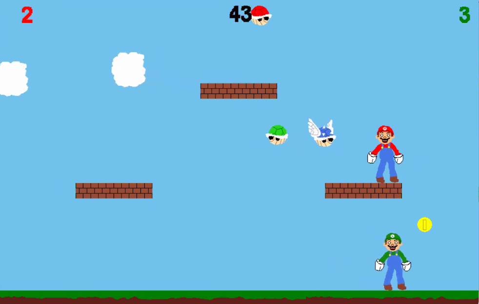 Mario & Luigi coin game by WillCatoProductions