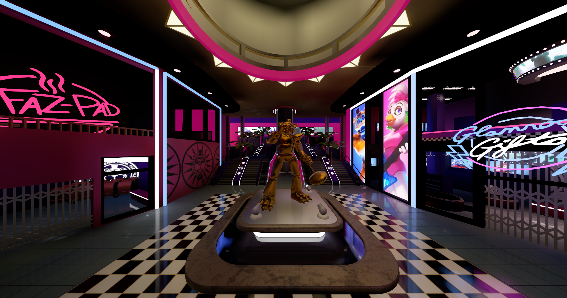 Five Night's At Freddys: Security Breach Godot by Rabug