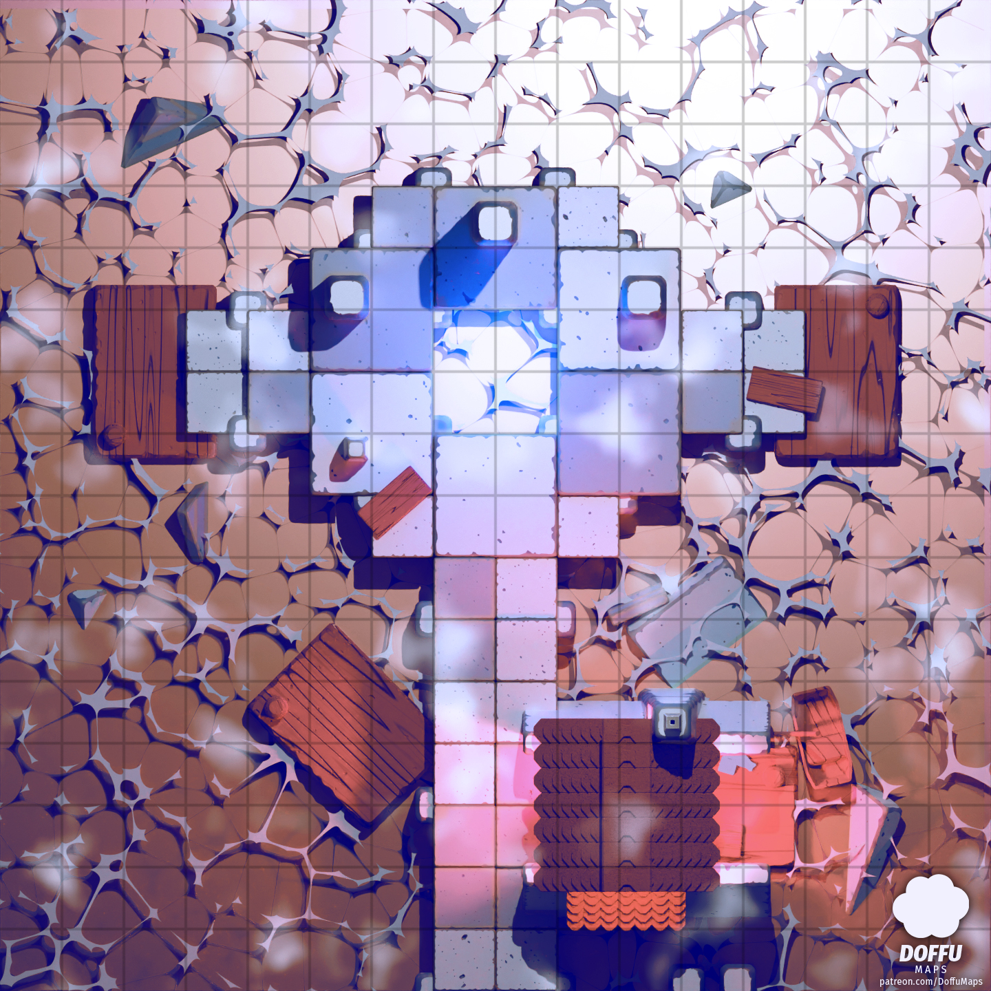 Seaside Foggy Fishing Spot - 16x16 Maps by Doffu