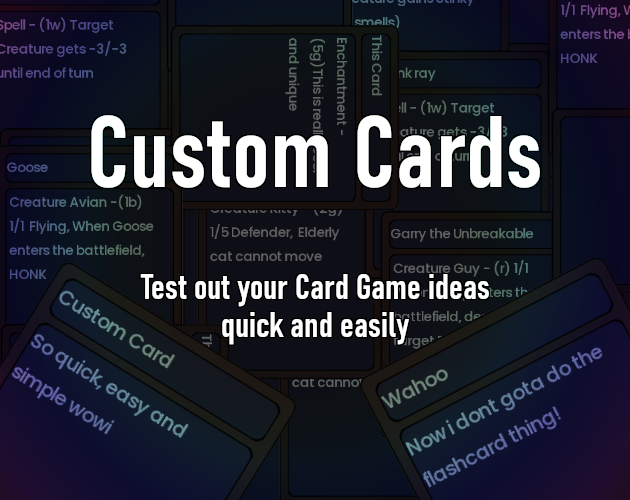 Custom Cards by MoonsPod