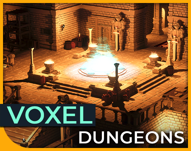 Voxel - Dungeons by StarvingFoxStudio