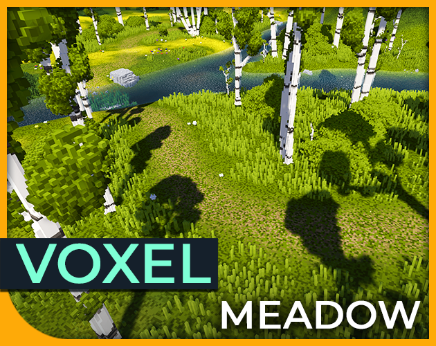 Voxel - Meadow by StarvingFoxStudio
