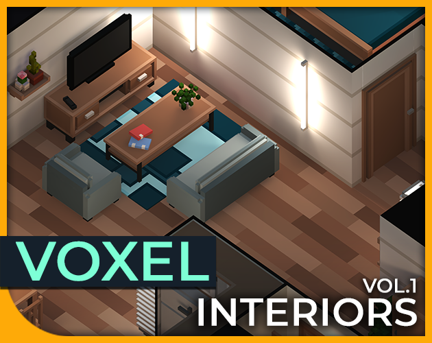 Voxel - Interiors Vol.1 by StarvingFoxStudio