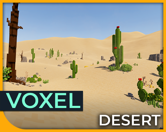 Voxel - Desert by StarvingFoxStudio