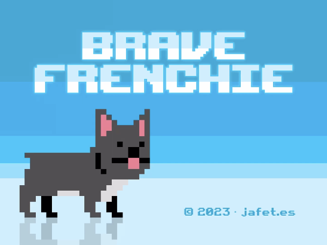 Brave Frenchie by jafetbermejo