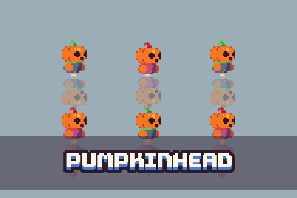 Pumpkinhead Animations Pixel Art 2D by Eduardo Scarpato