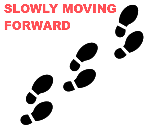 Slowly moving forward by MostlyToasted